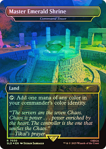 Master Emerald Shrine Command Tower Foil (R) Secret Lair Drop Series ...