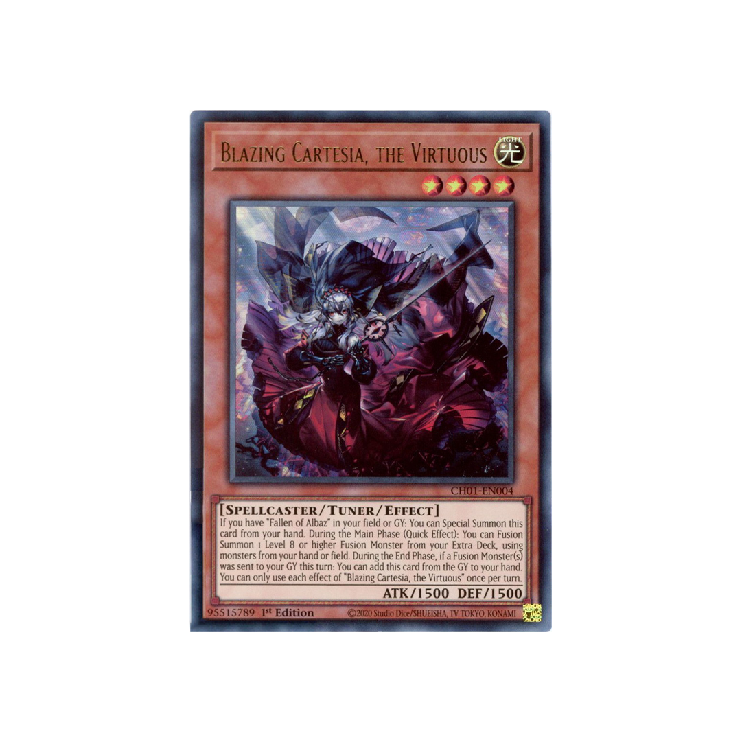 Blazing Cartesia, The Virtuous (Ultra Rare) The Chronicles Deck: The ...